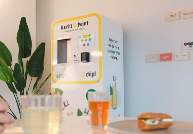Dripl: verpakkingsvrije frisdrankautomaat