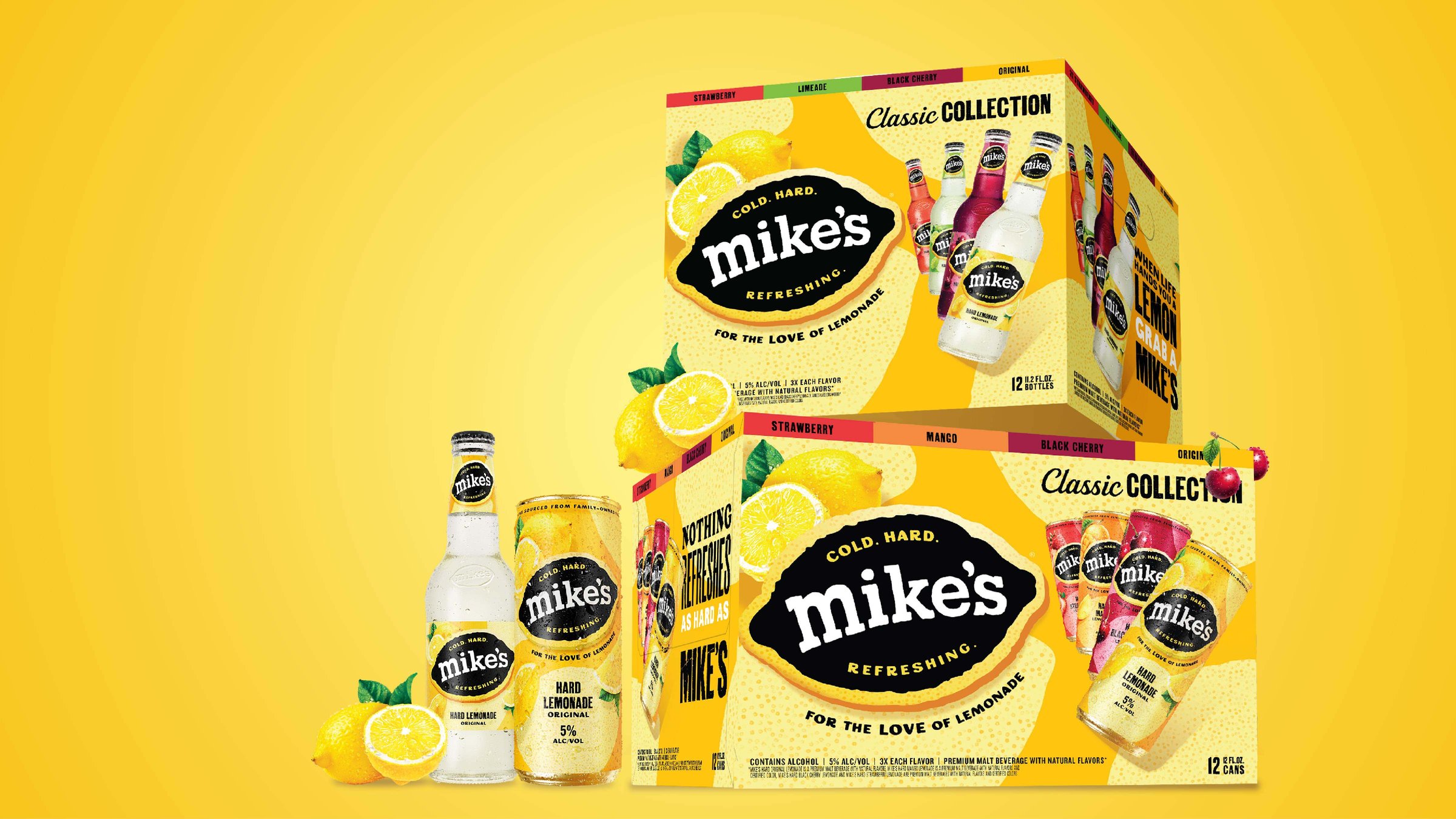Re-design Mike’s Hard Lemonade: focus op eigentijdse uitstraling